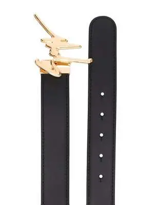GIUSEPPE ZANOTTI Logo-plaque Buckle Belt