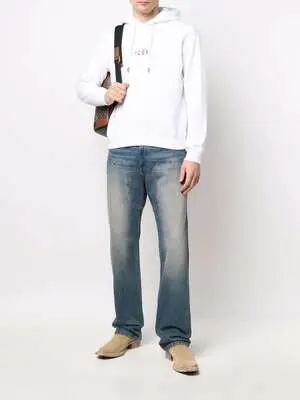 Dsquared2 Logo Print Cotton Hoodie