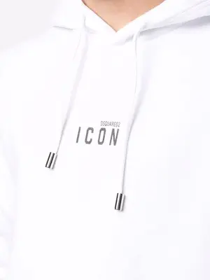 Dsquared2 Logo Print Cotton Hoodie