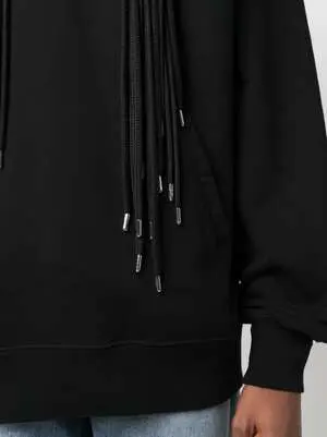 AMBUSH Drawstring Cotton Hoodie - Black