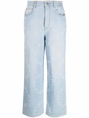 Stella Mccartney Logo Jeans For Women