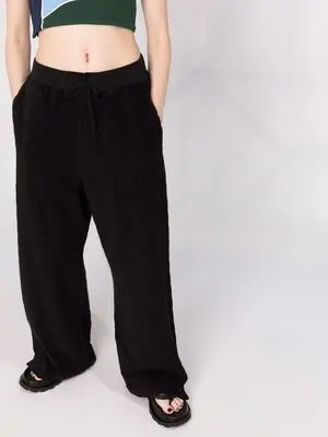 AMBUSH Monogram Jacquard Wide-leg Trousers - Black