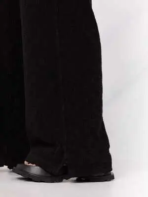 AMBUSH Monogram Jacquard Wide-leg Trousers - Black