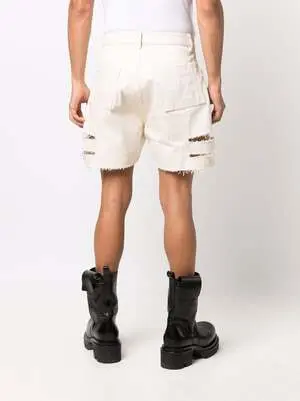 Rick Owens Distressed Cut-off Shorts