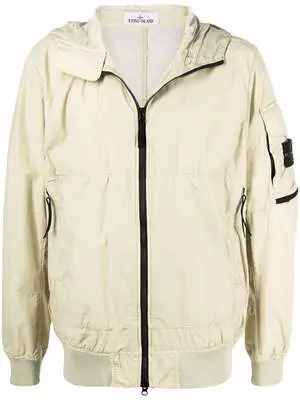 Stone Island Compass Badge Lightweight Hooded Jacket