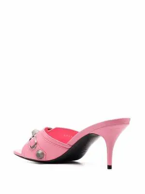 Balenciaga 70mm Cagole Sandals - Pink