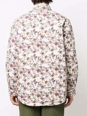 MARANT Floral-print Cotton Shirt Jacket