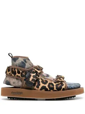 DOUBLET Animal-foot Layered Sandals