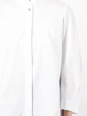 Shiatzy Chen Cotton Mandarin-collar Shirt