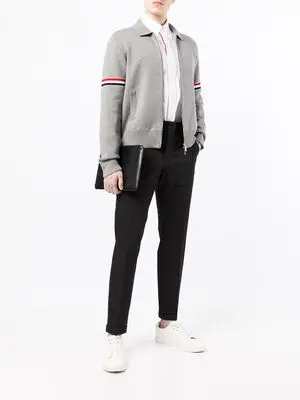 Thom Browne Rwb Stripe Cardigan