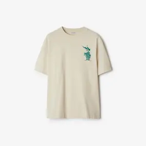 Burberry Cotton T-shirt Chalk