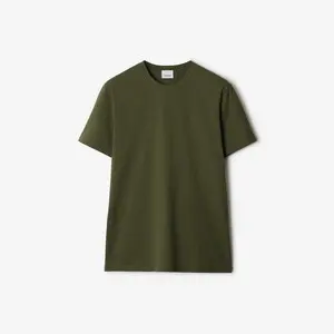 Burberry Cotton T-shirt Dark Olive