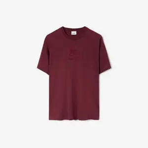 Burberry Cotton T-shirt Deep Crimson