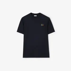 Burberry Knight Cotton T-shirt Navy