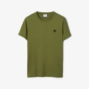 Burberry Cotton T-shirt Spruce Green