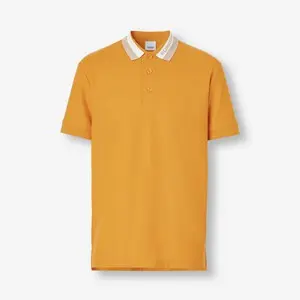 Burberry Cotton Polo Shirt Marigold