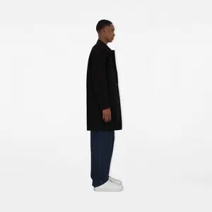 Burberry Mid-length Tropical Gabardine Car Coat - Black