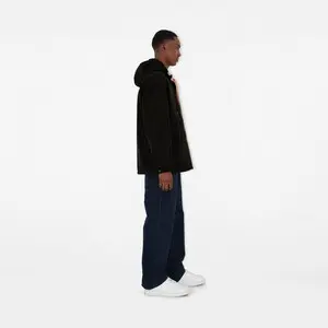 Burberry Reversible Check Hooded Jacket - Black