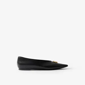 Burberry Monogram Motif Point-toe Ballerinas