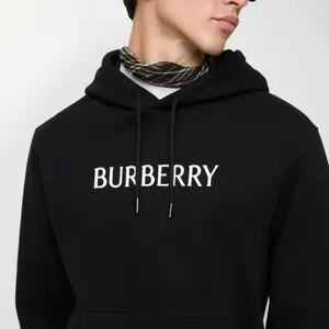 Burberry Logo Cotton Hoodie