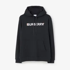 Burberry Logo Cotton Hoodie