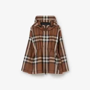Burberry Check Lightweight Jacket Dark Birch Brown