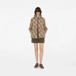 Burberry Check Lightweight Jacket - Sand