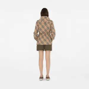 Burberry Check Lightweight Jacket - Sand