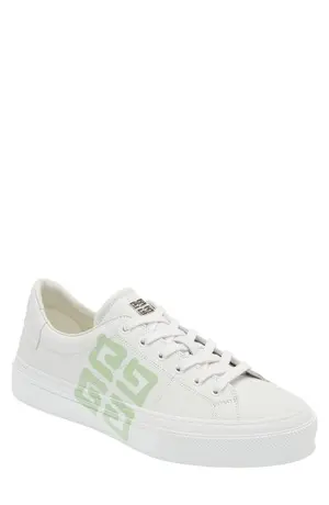 Givenchy X Josh Smith City Sport Sneaker White/ Mint/ Green