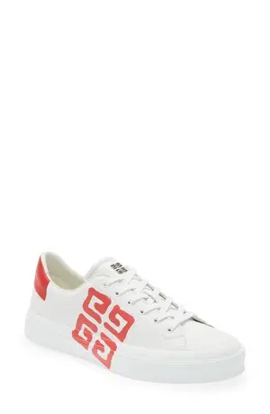 Givenchy X Josh Smith City Sport Sneaker White/ Red