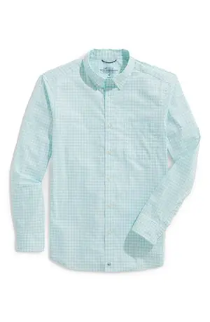 Vineyard Vines Classic Fit On-the-go Brrrº Gingham Button-down Shirt