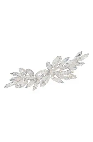 Brides & Hairpins Monet Opal & Crystal Clip - Silver