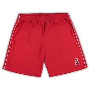 Profile Los Angeles Angels Big & Tall Mesh Shorts - Red