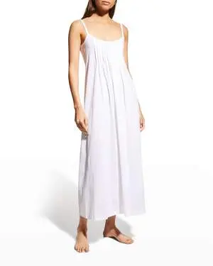 Hanro Juliet Pleated Gown Geranium