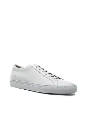 COMMON PROJECTS Original Leather Achilles Low - Grey