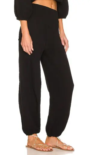 BOBI Relaxed Fit Cotton Gauze Pant