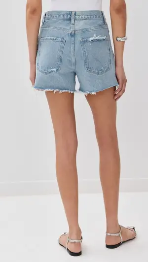 AGOLDE Dee Vintage High-rise Denim Shorts - Muse