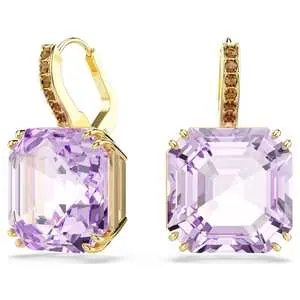 SWAROVSKI Millenia Drop Earrings - Purple