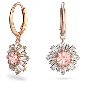 SWAROVSKI Swarovski Hyperbola Drop Earrings Pink