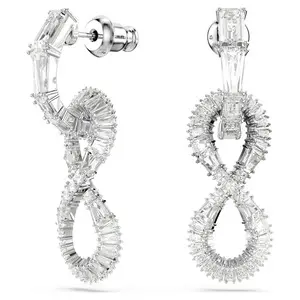 SWAROVSKI Hyperbola Drop Earrings - White