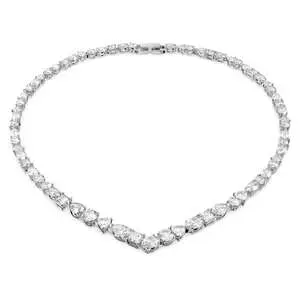 SWAROVSKI Tennis Deluxe V Necklace