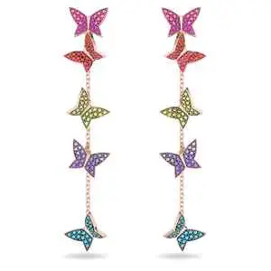 SWAROVSKI Swarovski Idyllia Lilia Drop Earrings Multicolored