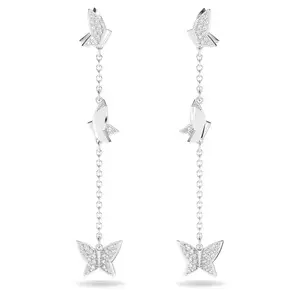 SWAROVSKI Idyllia Lilia Drop Earrings - White