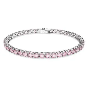 SWAROVSKI Matrix Tennis Bracelet Pink