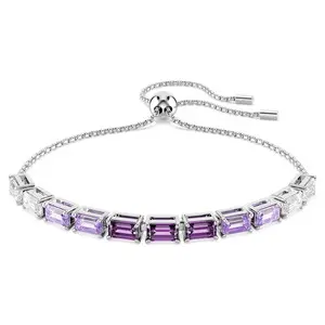 SWAROVSKI Matrix Tennis Bracelet Purple