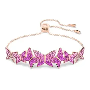 SWAROVSKI Swarovski Idyllia Lilia Bracelet Pink