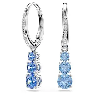SWAROVSKI Stilla Attract Hoop Earrings - Blue