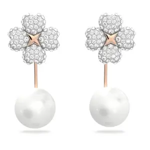 SWAROVSKI Latisha Convertible Earrings White