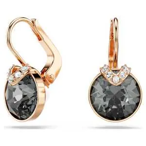 SWAROVSKI Bella V Drop Earrings With Round-cut Crystal - Gray