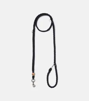 Loro Piana Leather And Cashmere Dog Leash